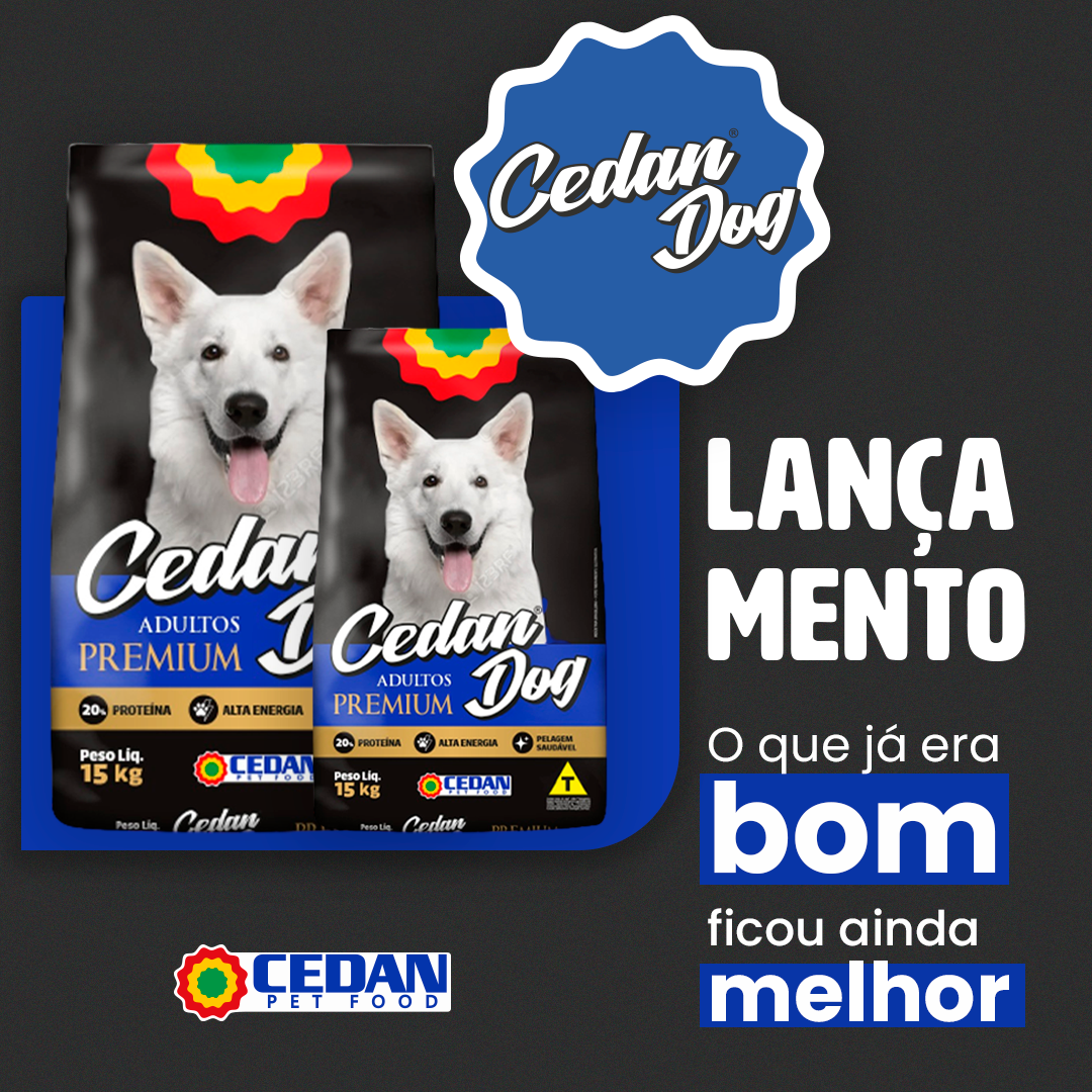 O que já era bom, ficou ainda melhor: Conheça a Cedan Dog Premium com ...